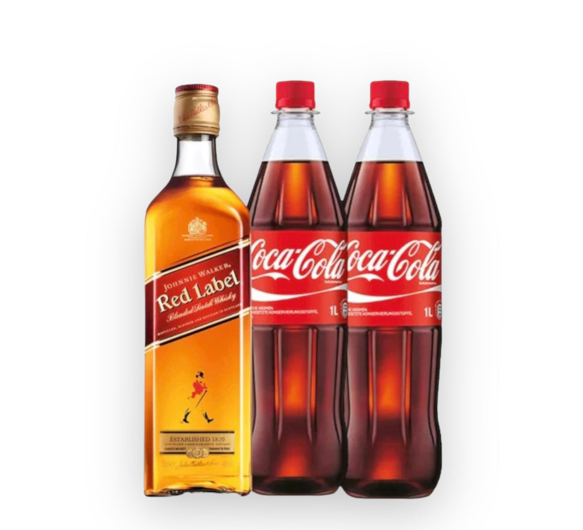 Johnny Walker Red Label 0,7l + Coca Cola 2l – Alk Drive